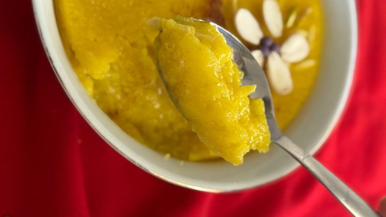 Sholeh Zard Recipe (Saffron Rice Pudding) - Mesry Tasty
