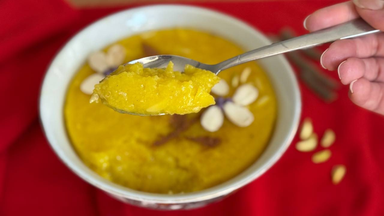 Sholeh Zard Recipe (Saffron Rice Pudding) - Mesry Tasty