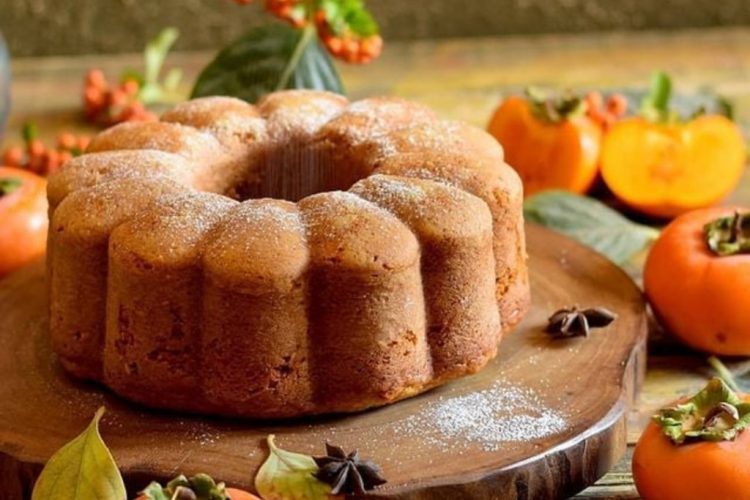 Simple Persimmon Cake Recipe - Mesry Tasty